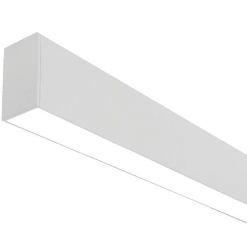 Slim Γραμμικό Φωτιστικό LED Αλουμινίου 36W 230V 3600lm 4000K 120cm ...