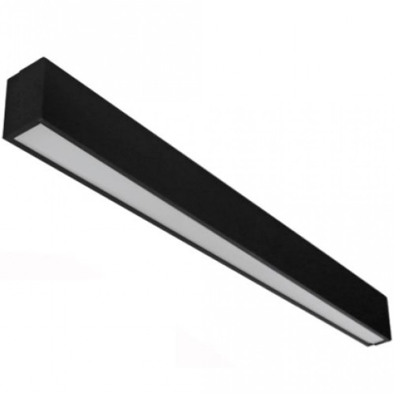 Slim Γραμμικό Φωτιστικό LED Αλουμινίου 36W 230V 3600lm 4000K 120cm ...