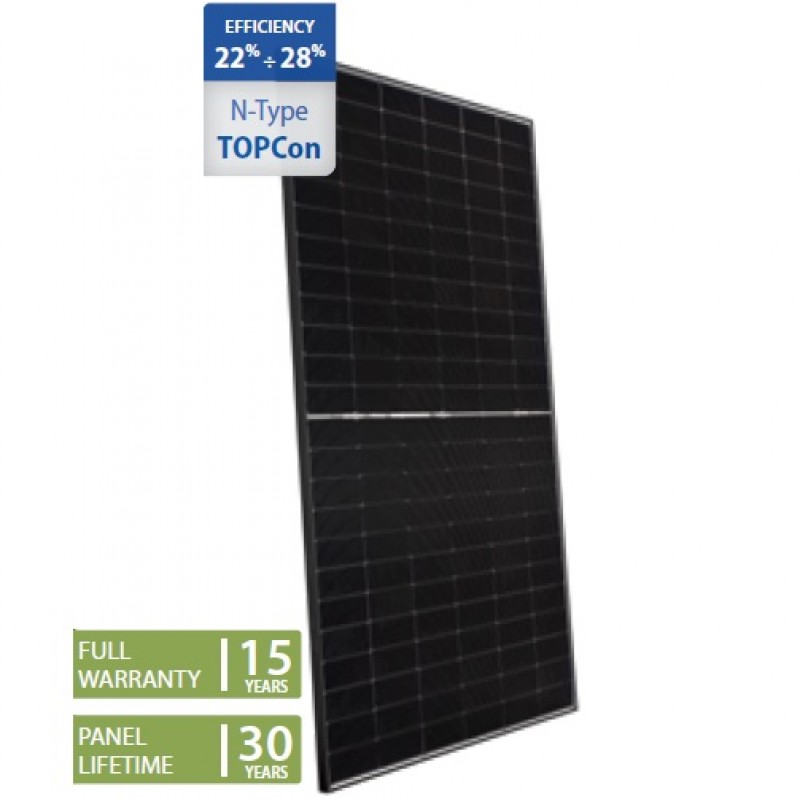 N-Type TopCon Mono-Crystaline Half Cut Cells Bifacial Solar Panel 580W